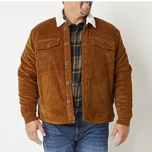 Mutual Weave | Jackets & Coats | Mutual Weave Mens Corduroy Sherpa ...